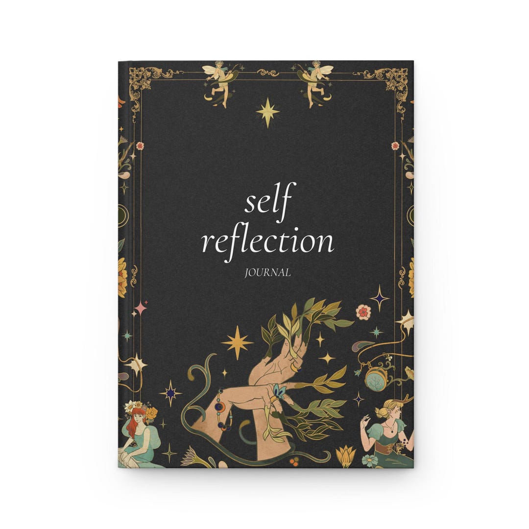 Whimsical Self-reflection Art Journal Hardcover - Etsy