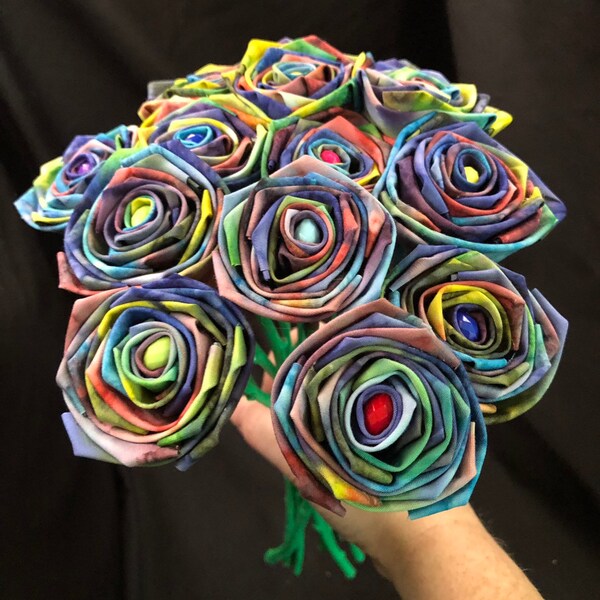 Tie Dye Flowers - Etsy