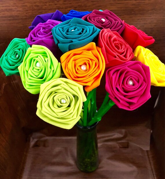 Bright Colorful Roses