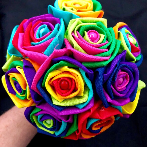 Rainbow Bouquet - Etsy