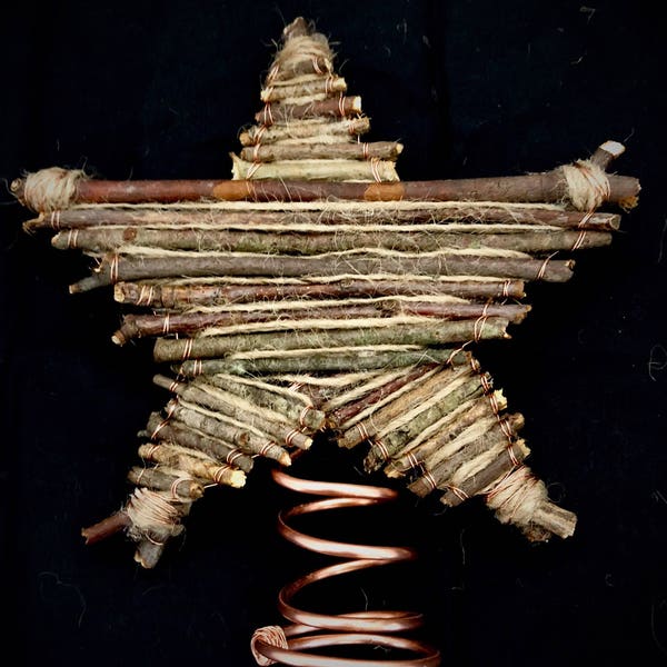 Rustic Tree Topper - Etsy