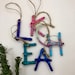 Mini Initial Twig Ornament, Nature Inspired Decor, Alphabet Letter ...