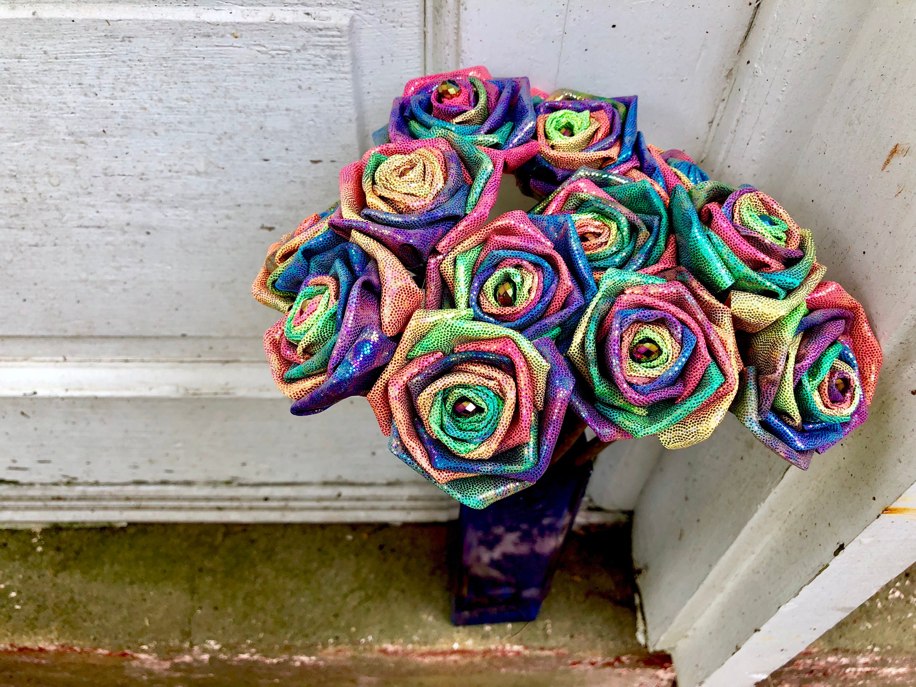 Natural Rainbow Rose