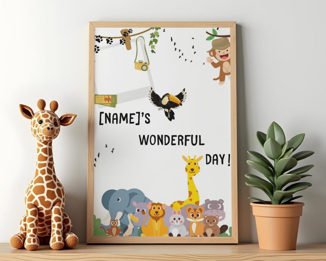 Personalized Visual Schedule for Kids | Custom Theme Daily Rhythm Chart ...