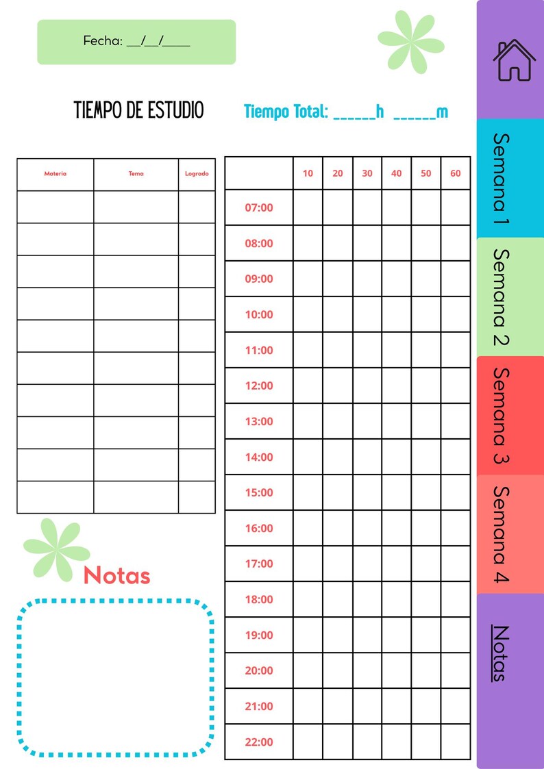 Study Planner - Etsy