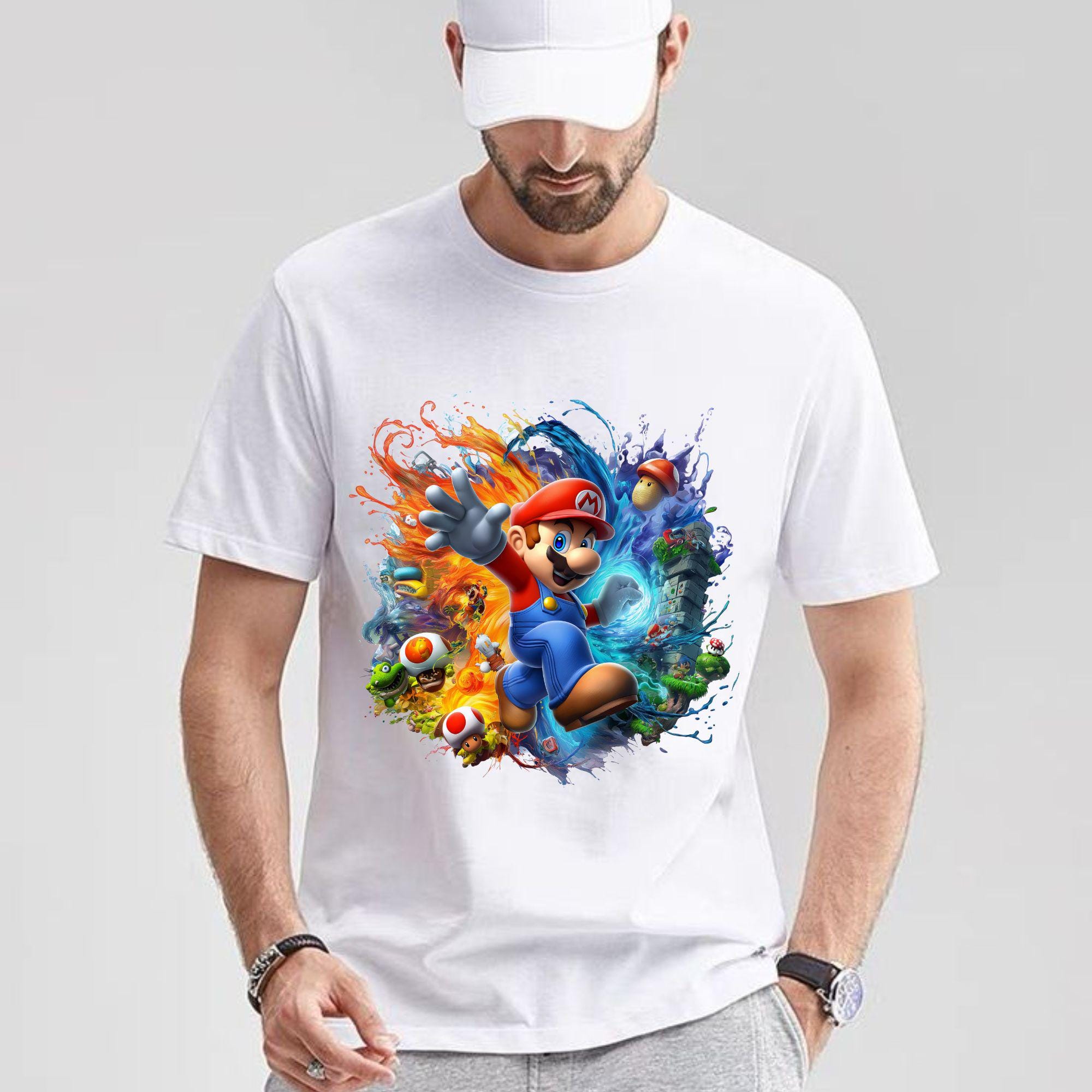 Super Mario Splash Friends PNG | Cute Mario Clipart for Sublimation ...