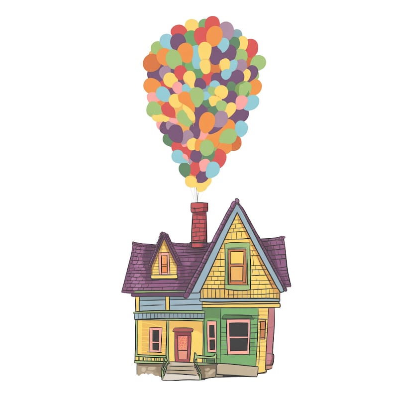 Up House Printable - Etsy
