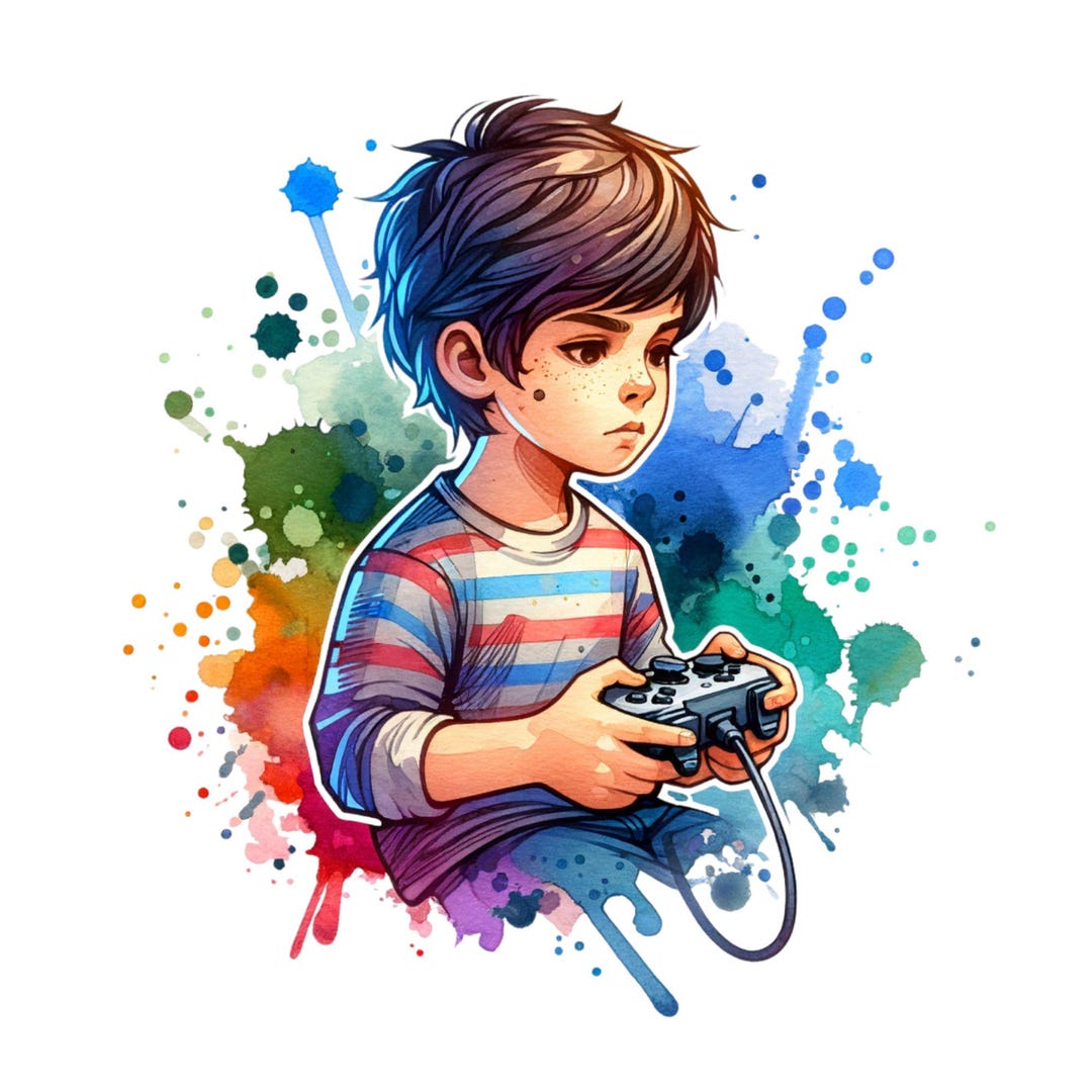 Gamer Png, Gamer Boy Png, Cartoon Gamer, Chibi Gamer, Gaming Clipart ...