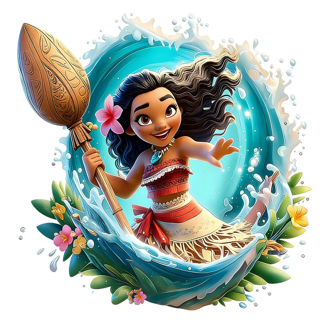 Clipart PNG di Moana / Design a sublimazione ad alta risoluzione ...