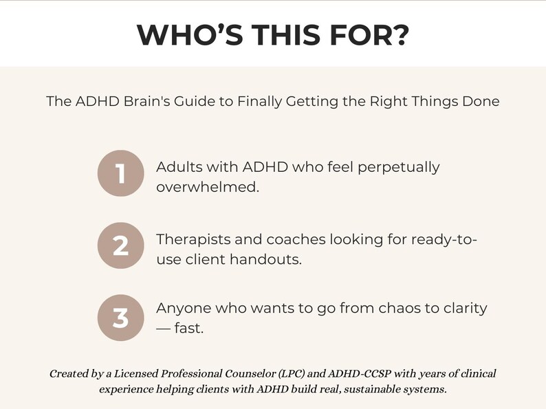 ADHD Priority Matrix: Executive Function Task Sorter for Neurodivergent ...