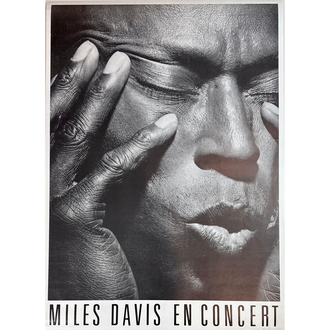 Original Poster - 1990s - Miles Davis En Concert - Etsy