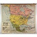 Original Poster - 1920s - School Map / North America - Carte Politique ...