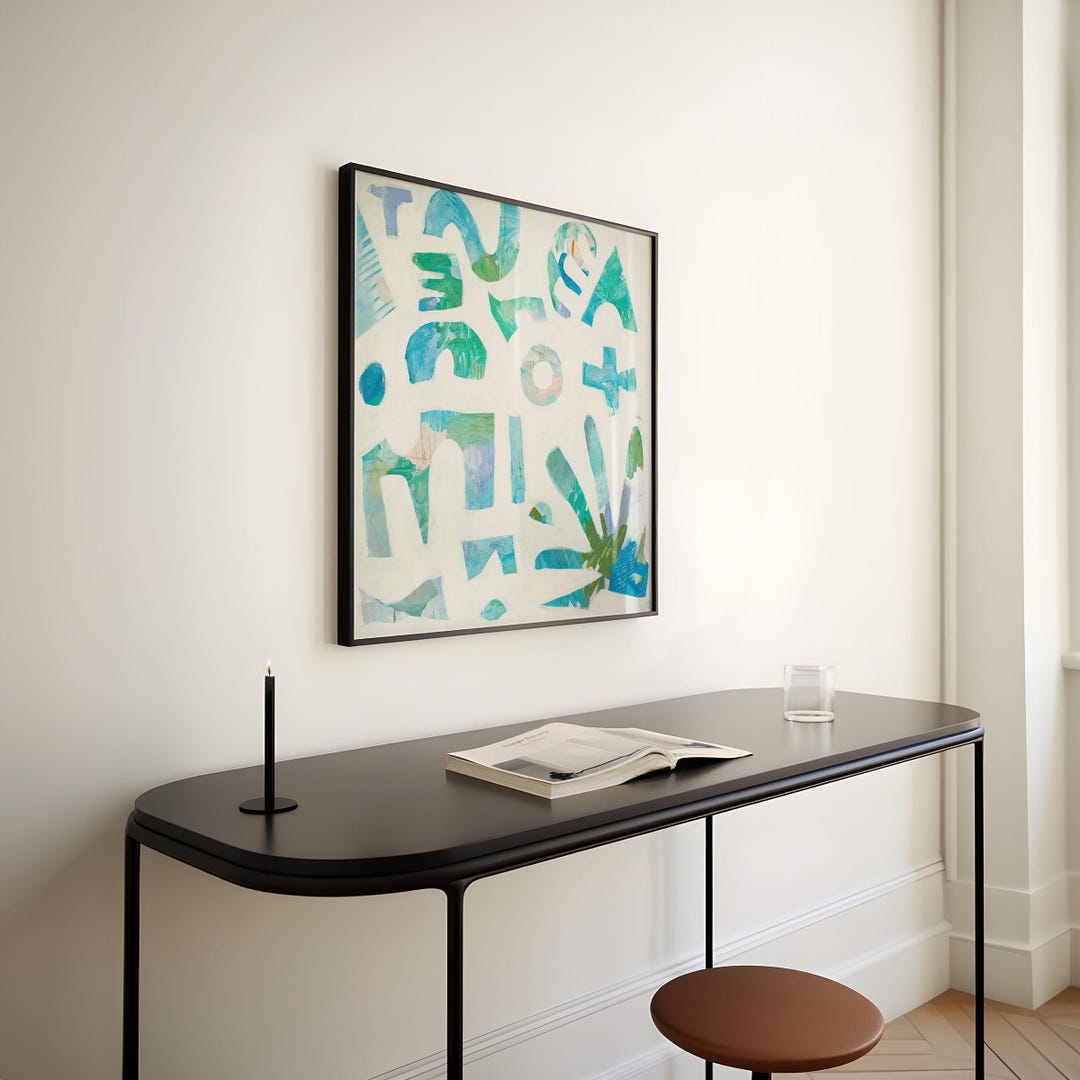 Shapes Number 11, Original Abstract Painting, Colorful and Contemporary ...