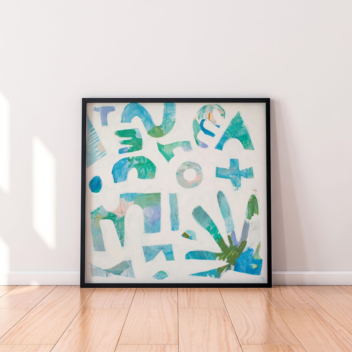 Shapes Number 11, Original Abstract Painting, Colorful and Contemporary ...
