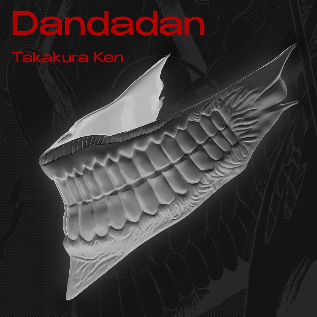 Okarun Mask STL | Ken Takakura Mask | Dandadan Anime Cosplay 3D Print ...