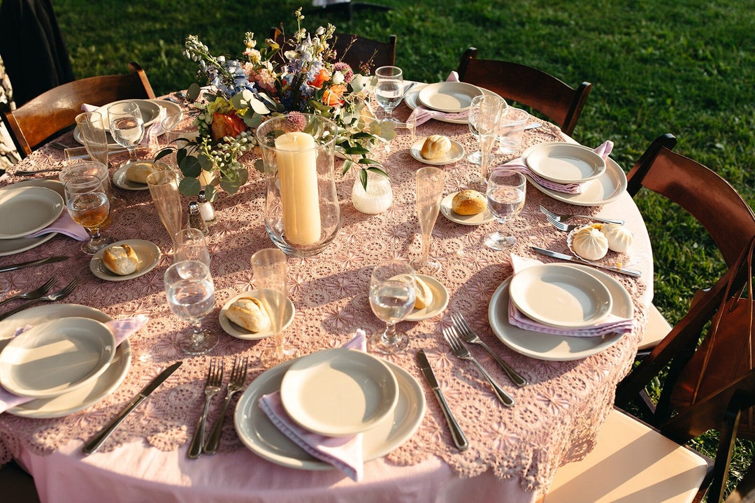 Custom Hand Dyed Wedding or Celebration Table Wear! One of a Kind. Add ...
