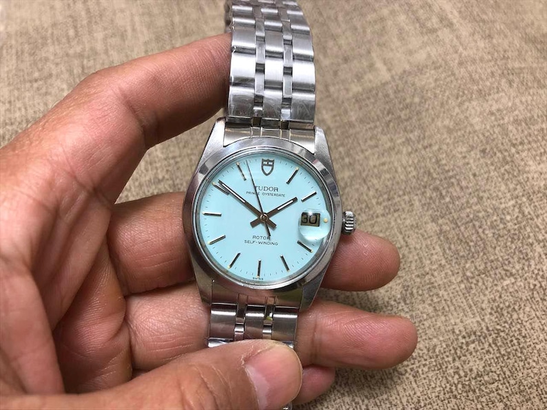 Vintage Rolex Tudor Prince Oysterdate Green Turquoise Cal.2824 ...