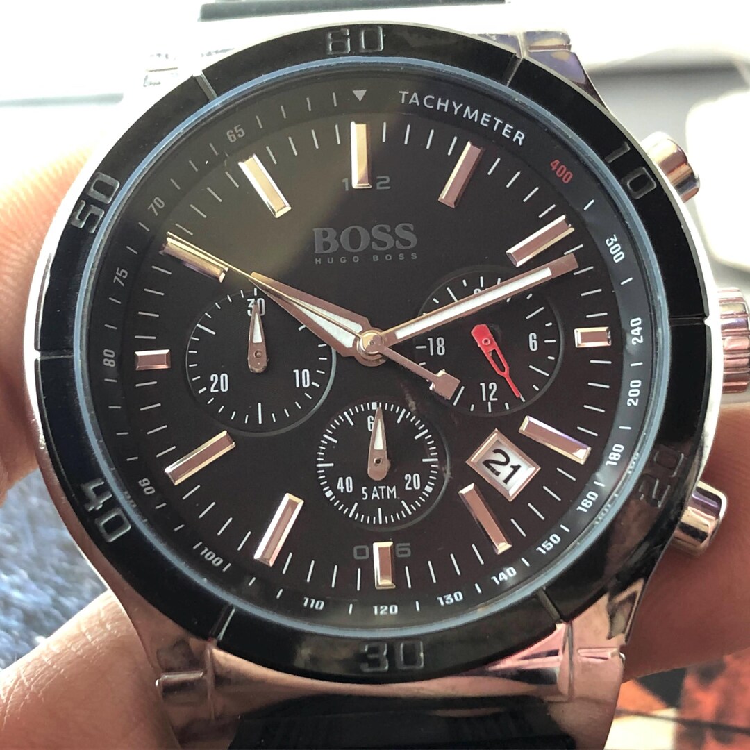 Nearly Unused 44mm Hugo Boss Sample Quartz Chronograph Mens Watch - Etsy