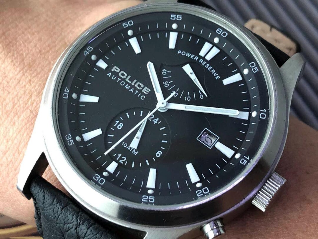 Jumbo Police Power Reserve 24H Automatic Mechanical Mens Mechanical ...