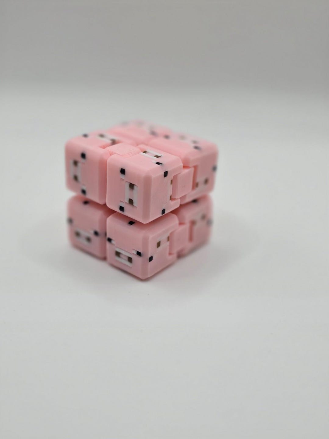 MC Pig Infinity Cube Fidget Toy | Stress Relief Gift for Gamers & Kids ...