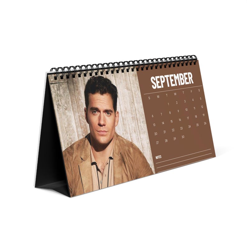 Henry Cavill 2026 Desktop Calendar - the Witcher Fan Gift, Office Desk ...