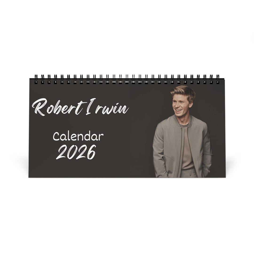 Robert Irwin 2026 Desktop Calendar, Wildlife Photography Desk Decor ...