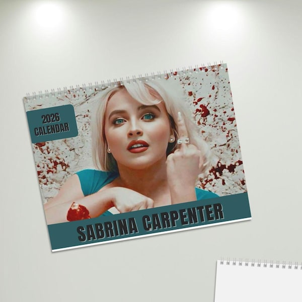 2026 Sabrina Carpenter Calendar - Etsy