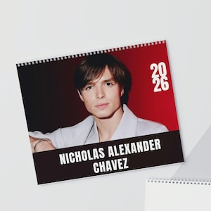 Nicholas Alexander Chavez 2026 Wall Calendar | Aesthetic Celebrity Hunk ...