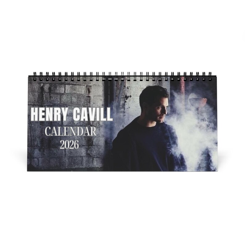Henry Cavill 2026 Desktop Calendar - the Witcher Fan Gift, Office Desk ...