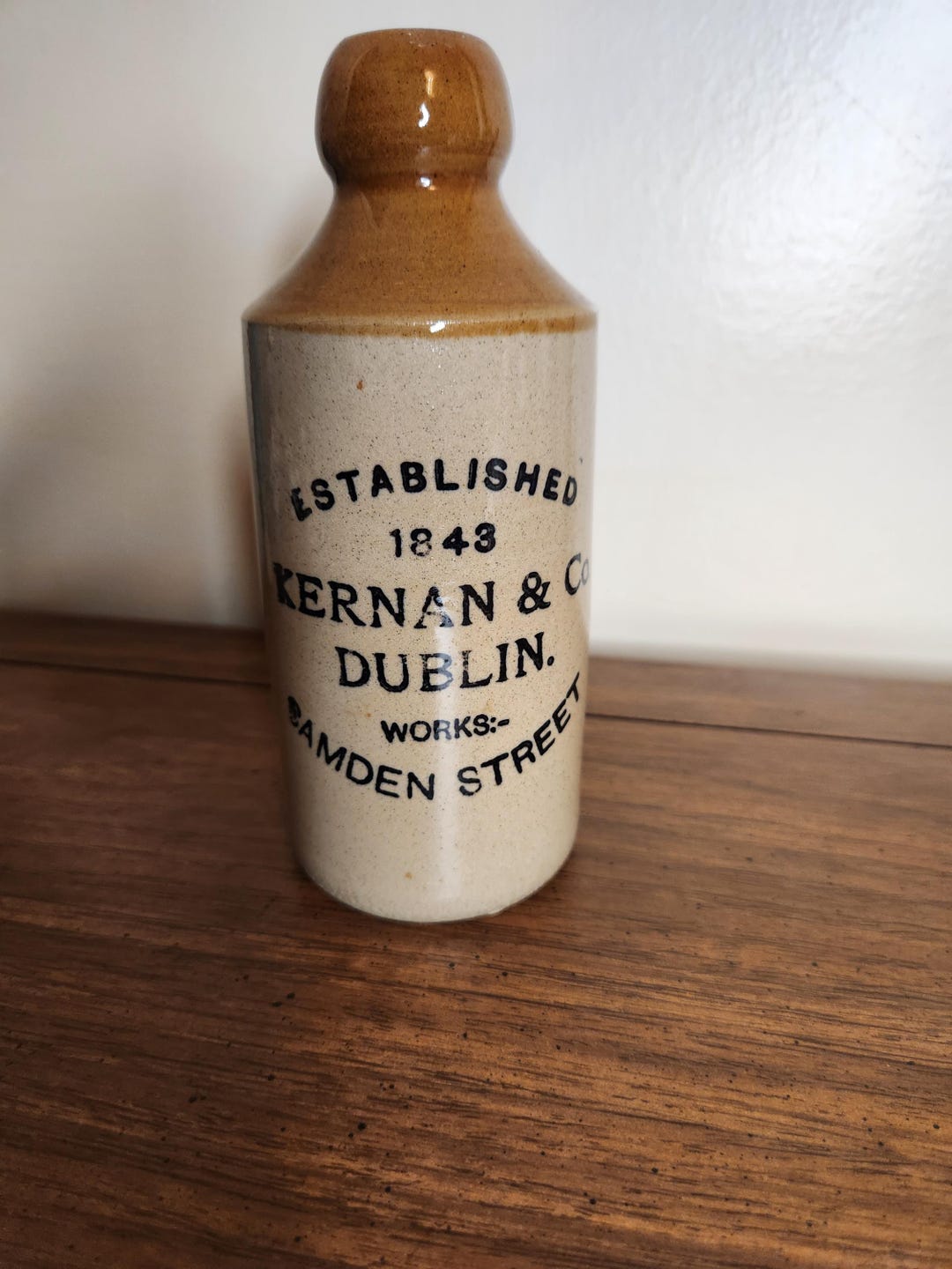 Pearson's of Chesterfield Stoneware Beer Bottle Est 1843 Kernan & Co ...
