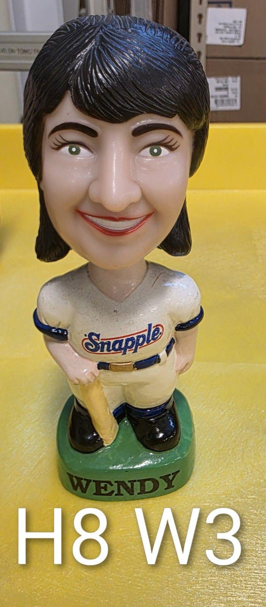 RARE BOBBLE HEAD Wendy Kaufman Snapple Lady 1994 Promotional Beverage ...