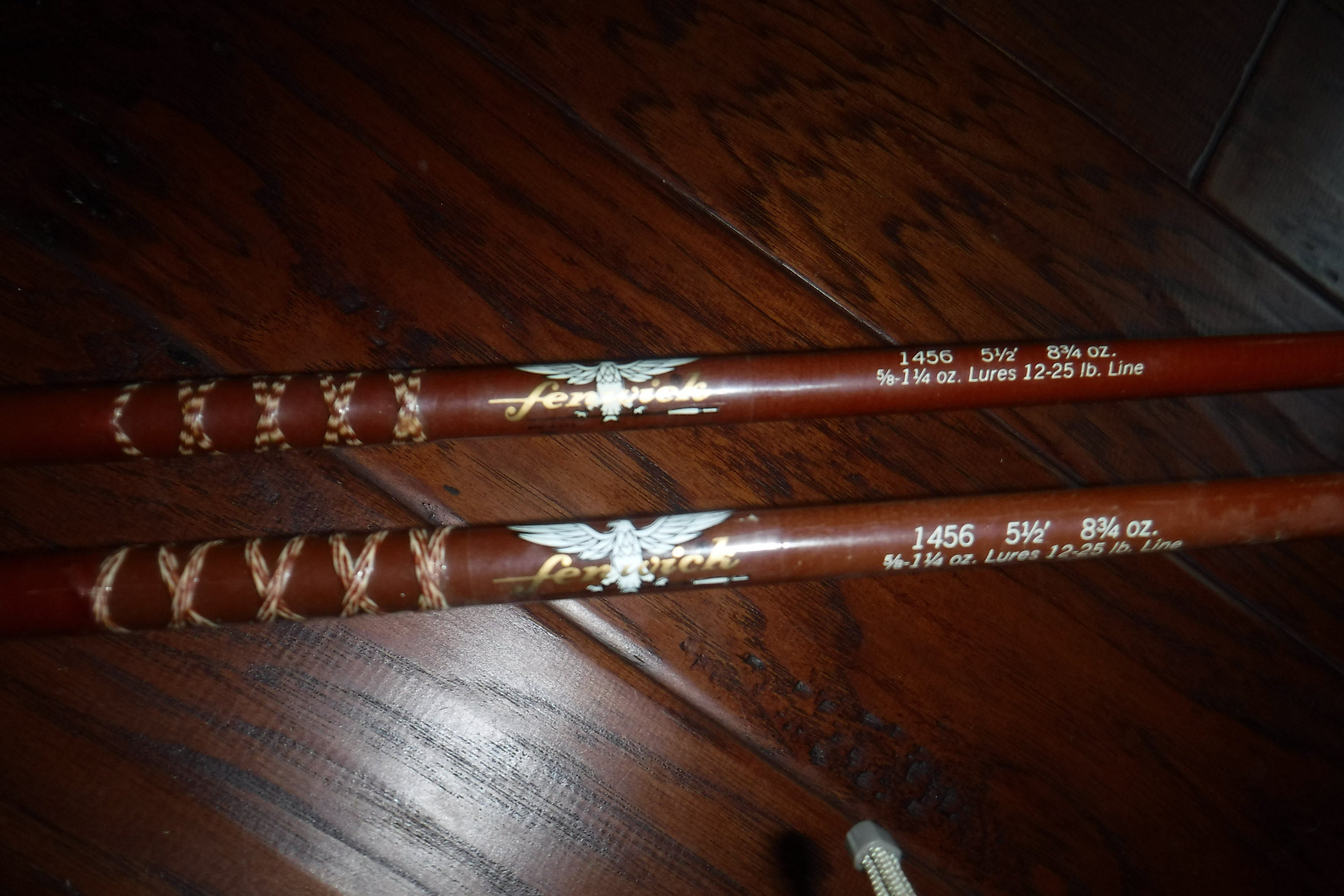 FENWICK Lunker Stik 1456 Baitcasting 5'6rod/s Made in USA X 2 Fishing ...
