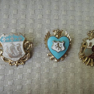 Coro Coat of Arms Pins Lot of Three - Etsy