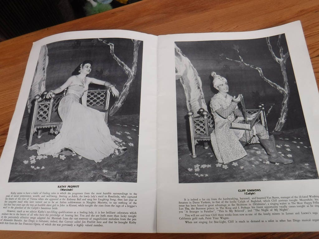 Kismet Program Star-light Balboa Park San Diego CA John - Etsy