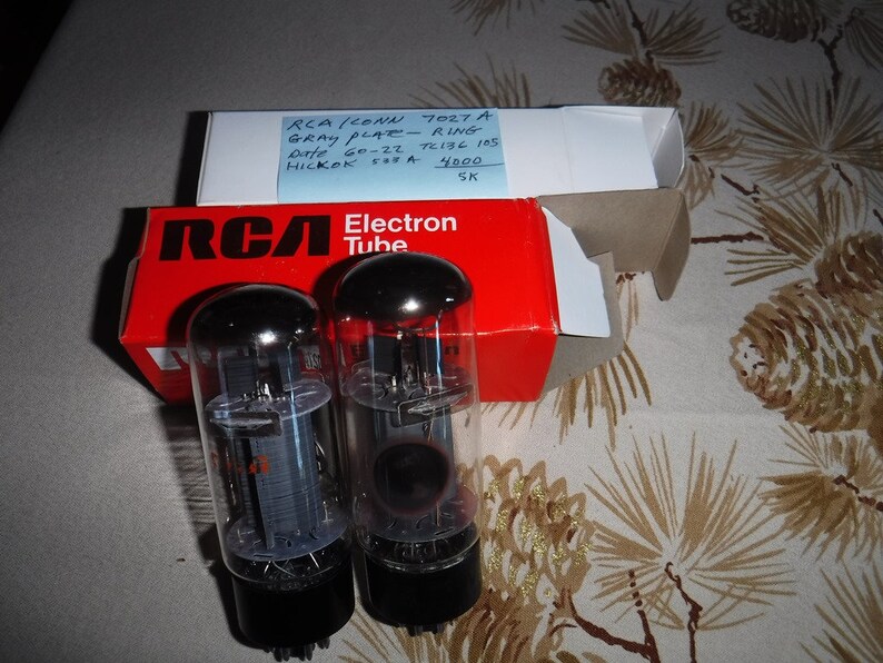 7027A Vintage Tubes RCA and RCA Conn - Etsy