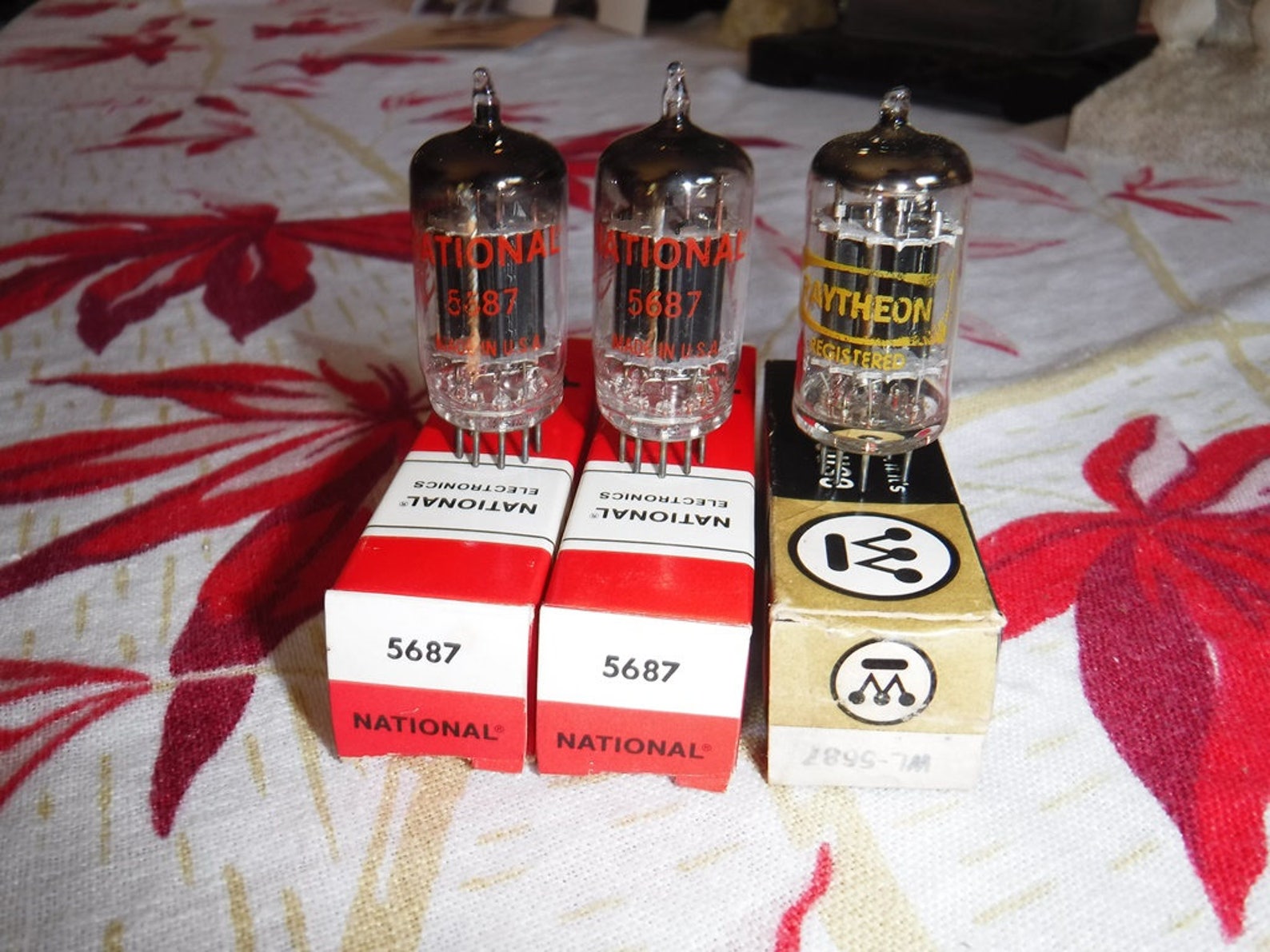 5687 National Eletron Tubes and Raytheon - Etsy
