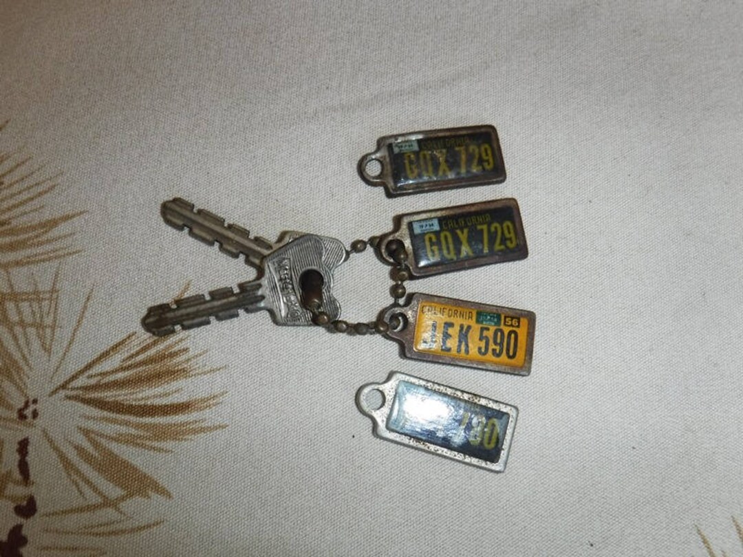 Mini License Plates DAV Lot of Four - Etsy