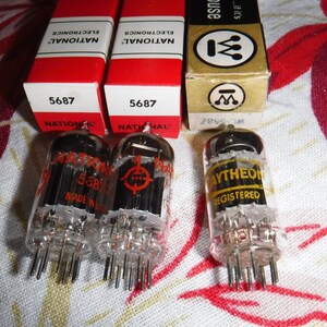 5687 National Eletron Tubes and Raytheon - Etsy