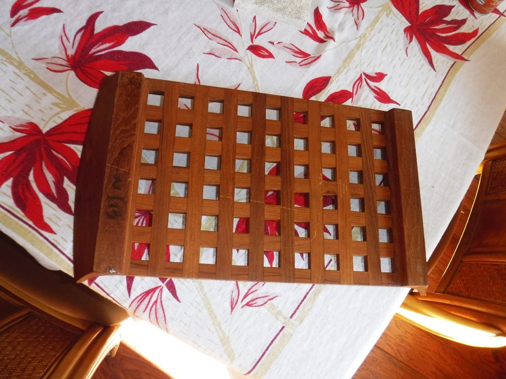 Dansk Lattice Teak Tray Jens Quistgaard Danish Modern Design - Etsy