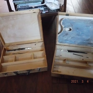 Artist Boxes for Art Supplies Drawing Painting Calligraphy X 2 - Etsy