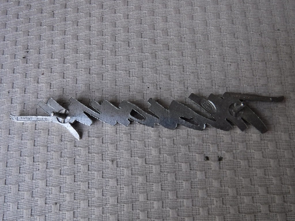 Mercury Script Emblem CIMB 6204480-1 Number to Rt on Back and Left 1959 ...