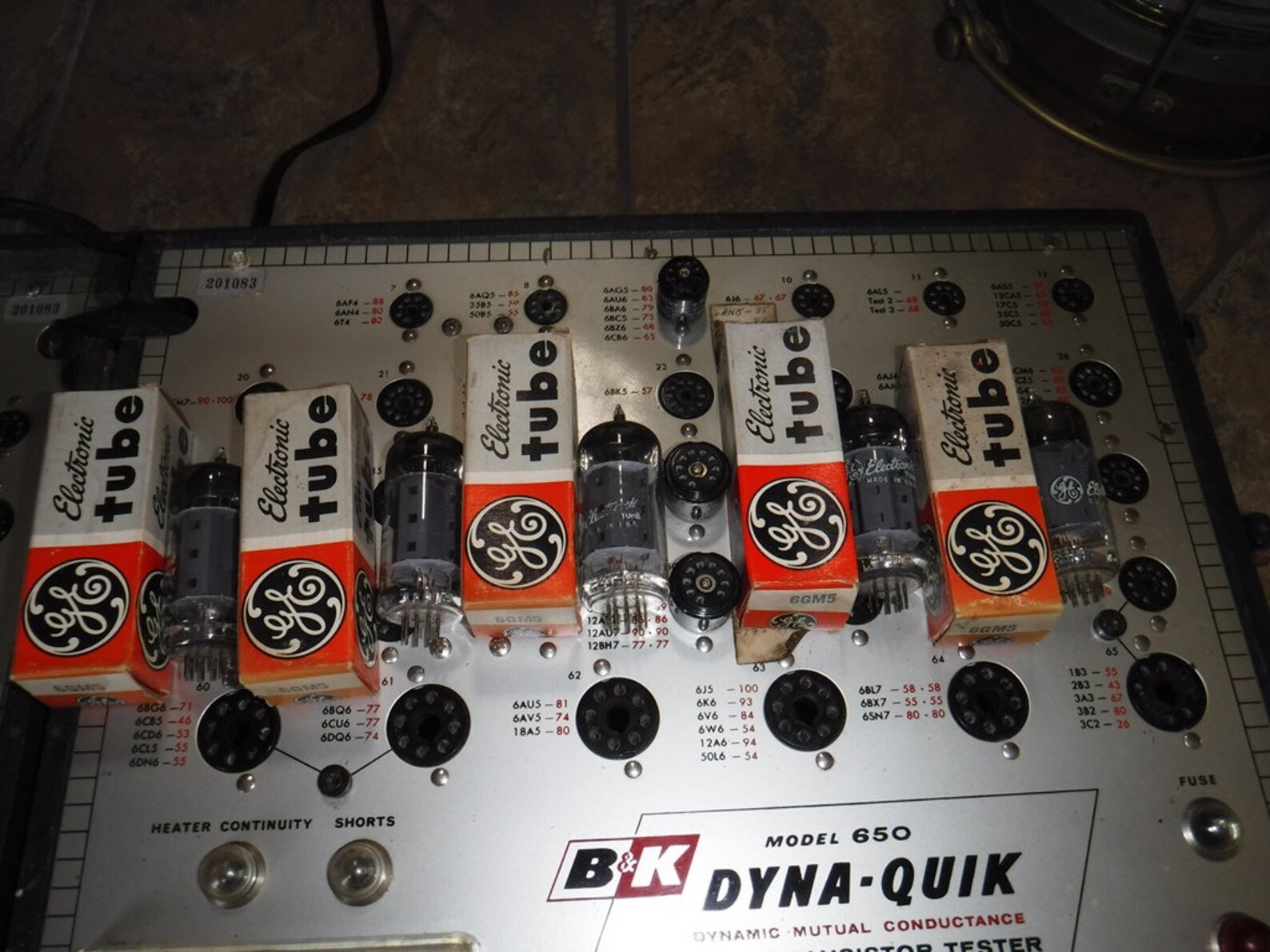 6GM5 GE Tubes X 5 - Etsy