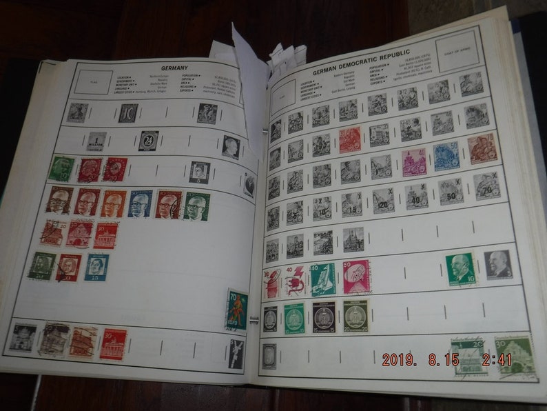 Vintage Scott World Stamp Album 1978 Prada Box With Lots and | Etsy