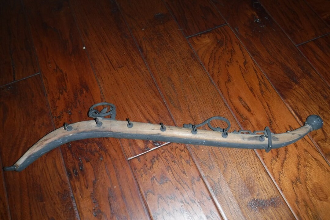Horse Hames Driving Collar Coat Rack Wood & Cast Iron - Etsy