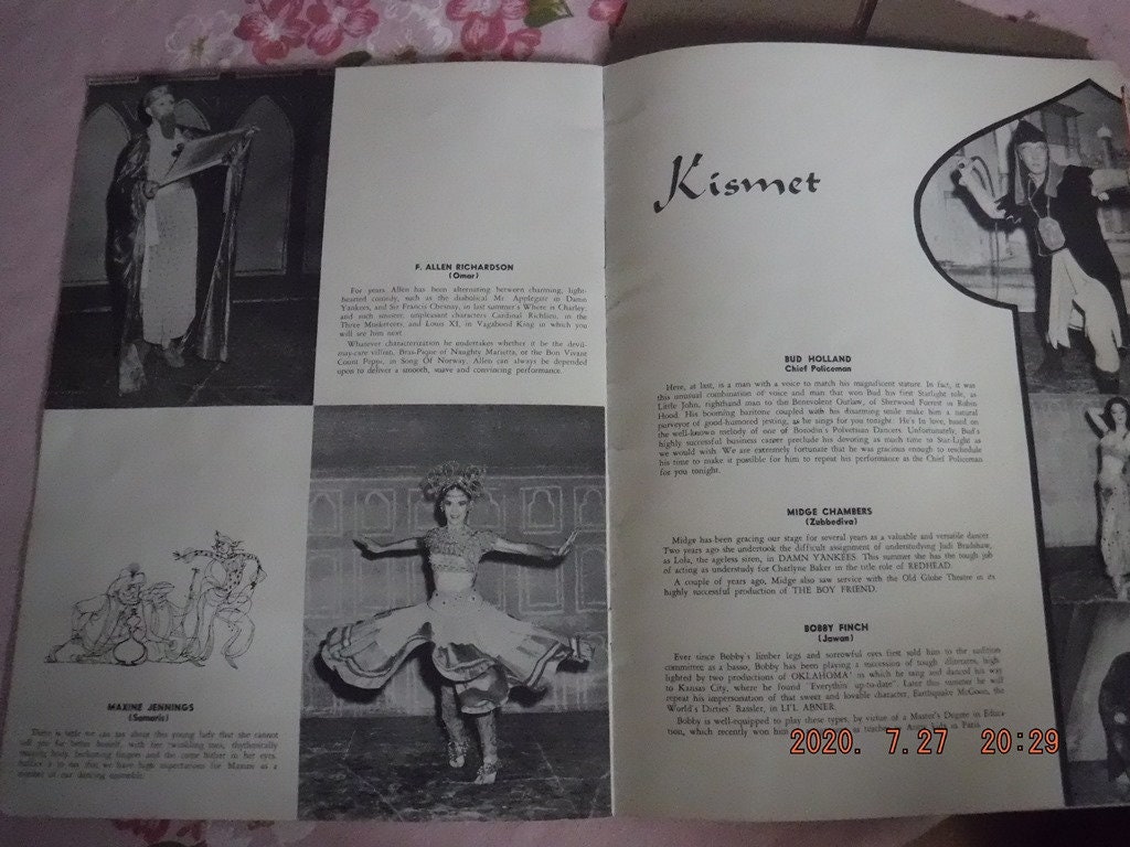 Kismet Program Star-light Balboa Park San Diego CA John - Etsy