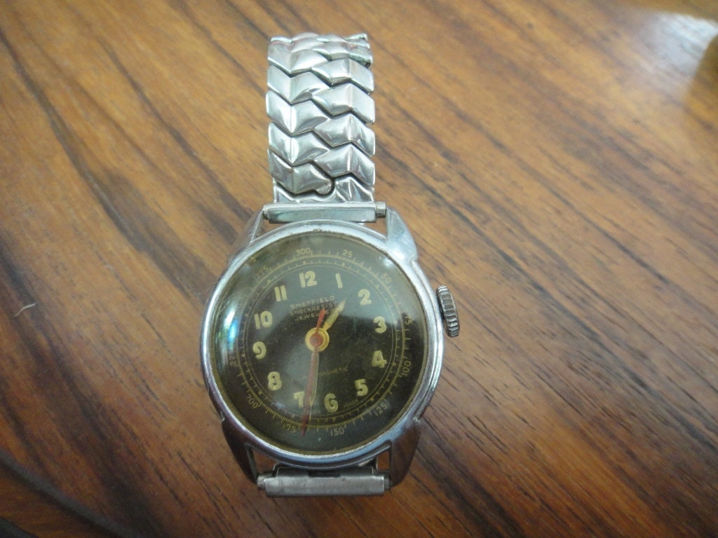 Vintage Mens Sheffield Shock Resistant Watch Swiss Made - Etsy
