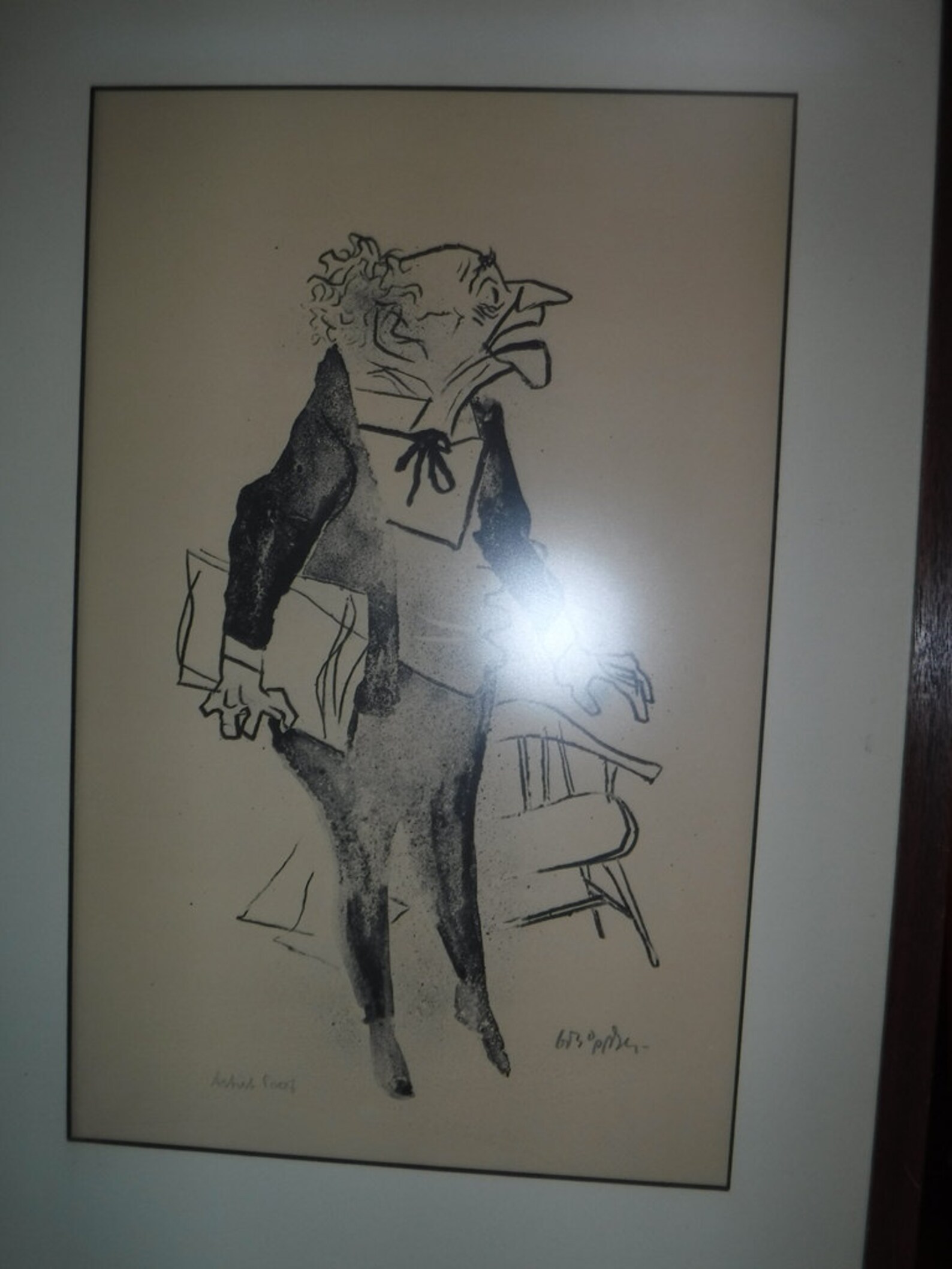 William Gropper “caricature ATTORNEY” – 1960 Print – Original Signed ...