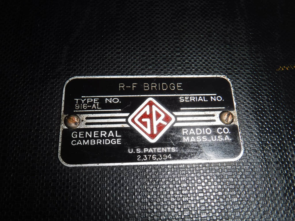 General Radio GR 916-AL RF Impedance Bridge Local Pick up San Diego, Ca 92131 - Etsy