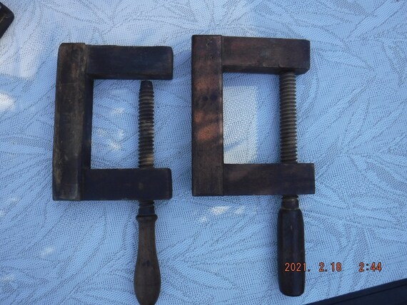 Clamps Wood Clamps Folk Art 8x6 X 12 to Base - Etsy