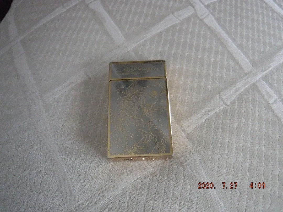 Ed Hardy ENZO Brand Koi/fish Gold Finish Lighter - Etsy